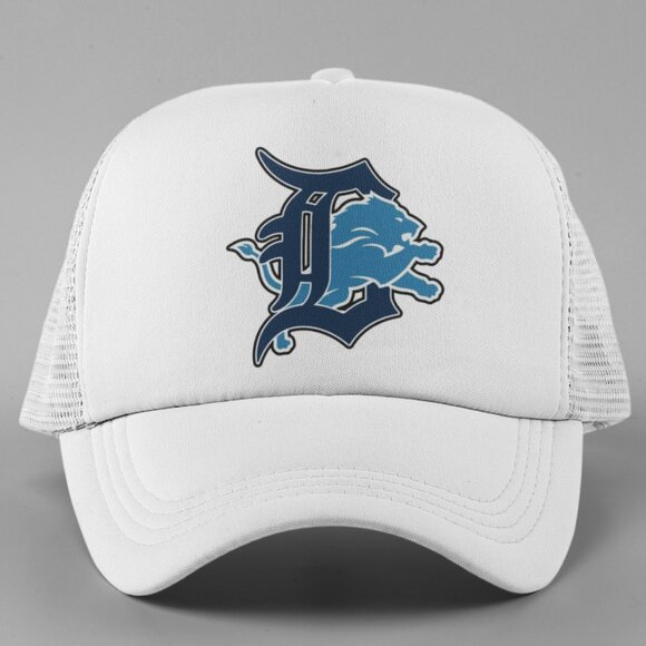 Accessories | New Detroit Tigers Lions D Logo Mashup Foam Trucker Mesh ...